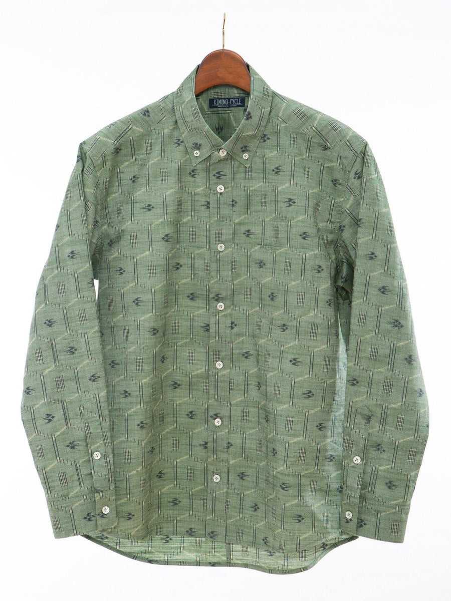 LONG SLEEVE PONGEE SHIRT TM100003 - KIMONO ALOHA SHIRT SPECIALTY STORE ...